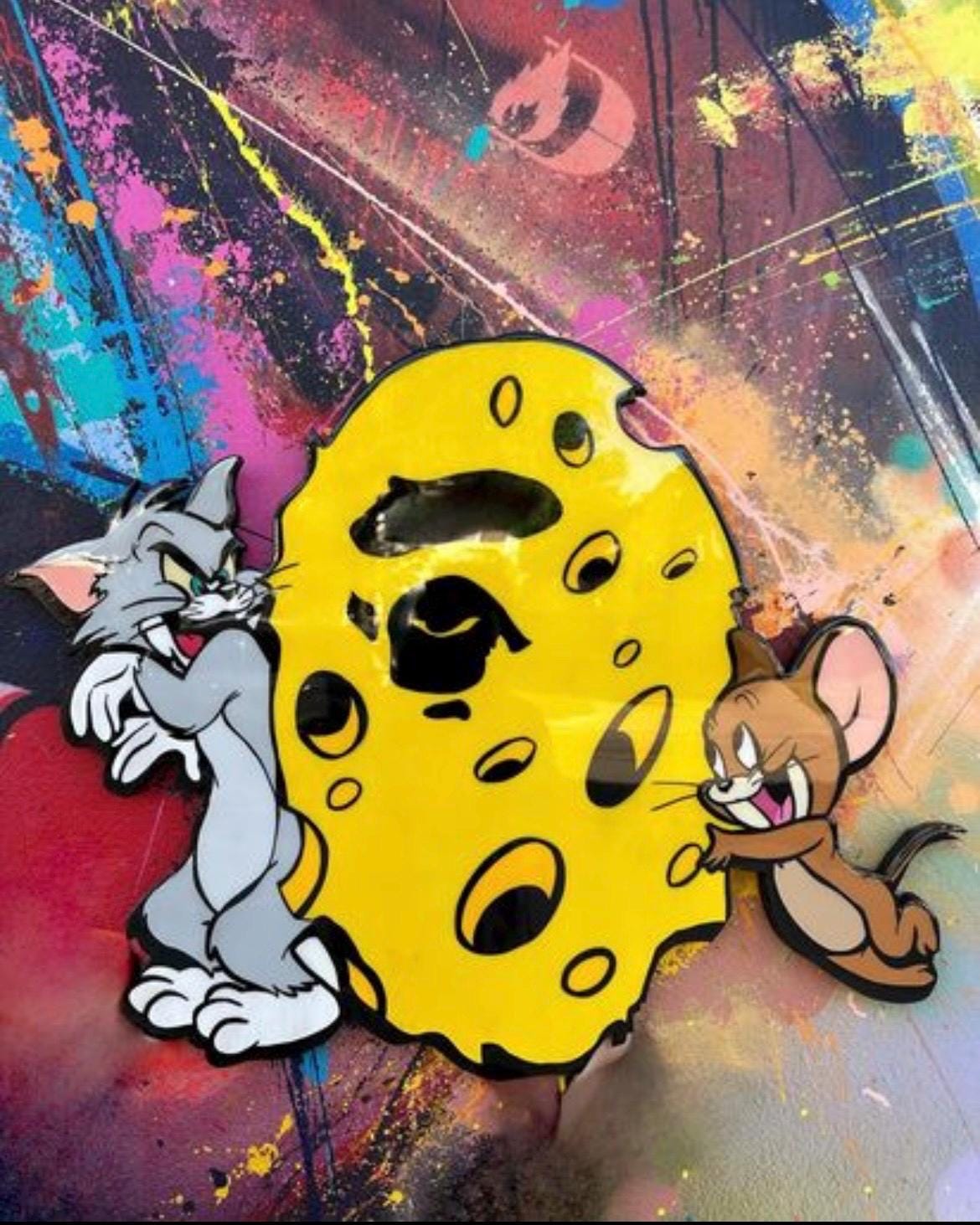 Tom & Jerry X Bape Coffee Table/wall Mount - Etsy