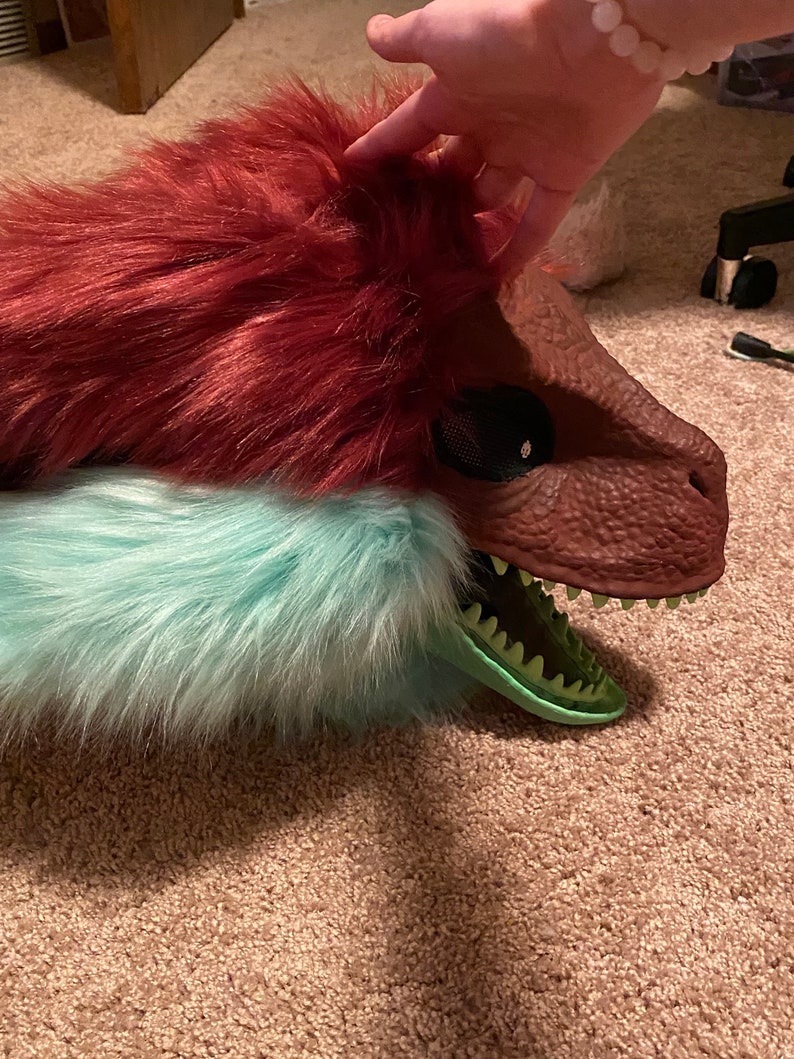 Dino Mask Fursuit Head - Etsy