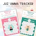 Juz Amma Tracker Progress Chart, Quran Learning, Islam, Quran Tracker ...