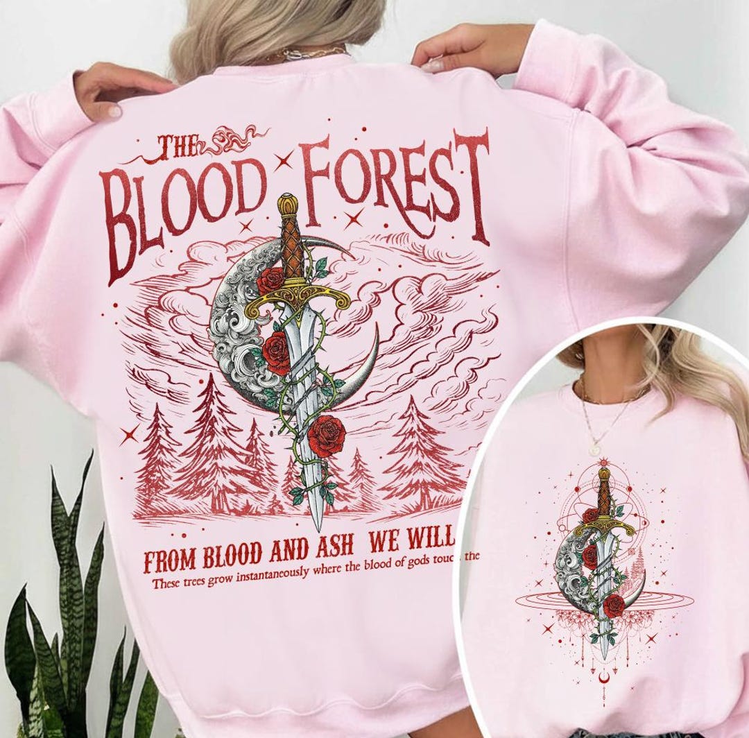The Blood Forest From Blood and Ash Sweatshirt, Poppy Castle Da'neer ...