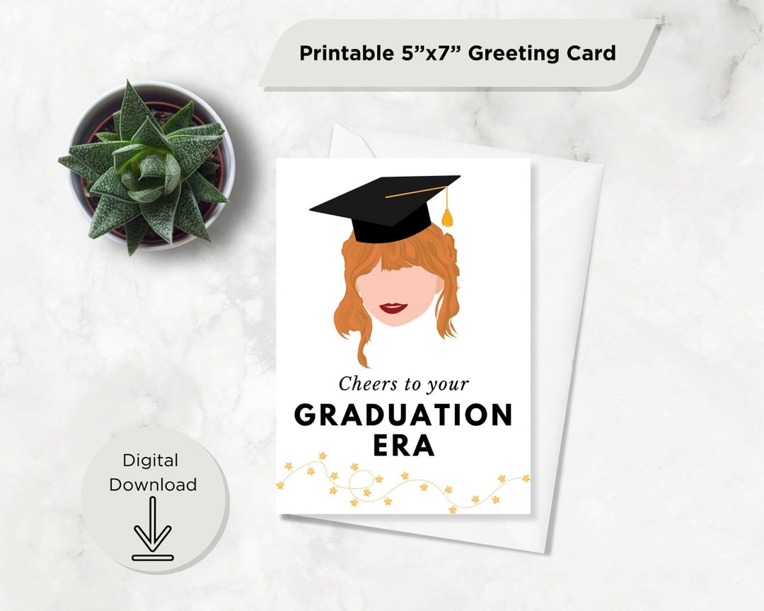 Taylor Swift Inspired Graduation Card - Etsy