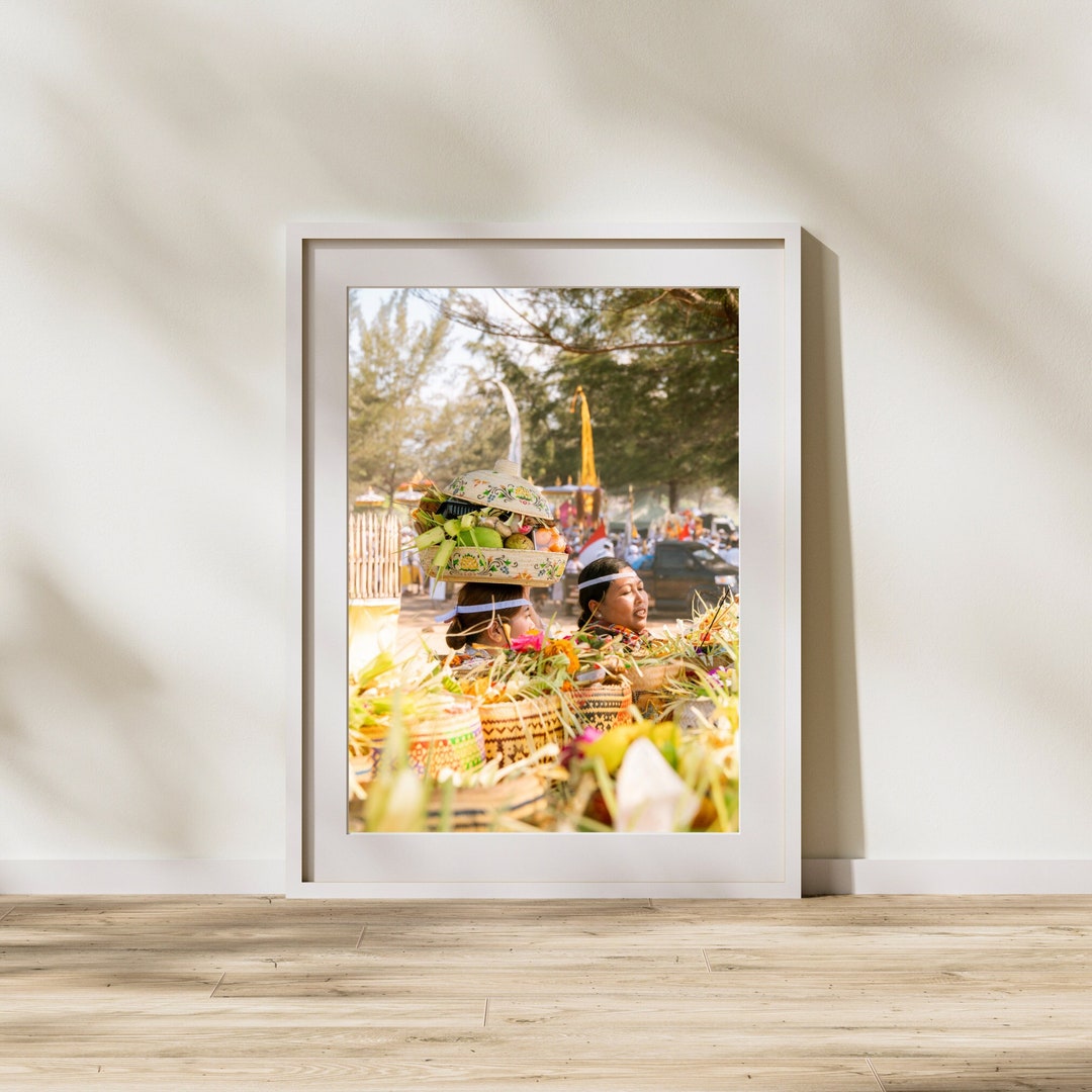 Bali Ceremony Wall Art Print | Bali Photography | Indonesian Wall Art ...