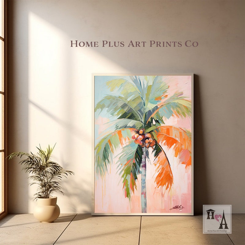 Palm Tree Art - Etsy
