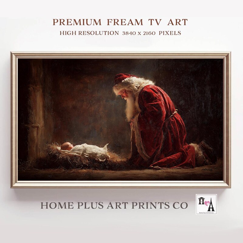 Frame Tv Baby Jesus - Etsy UK