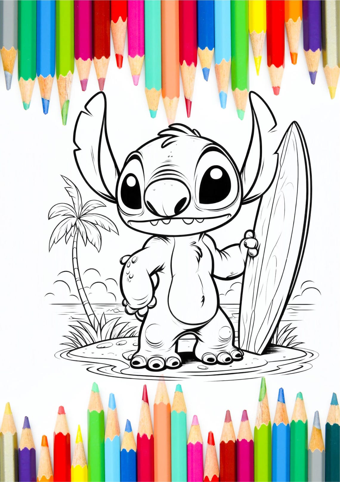 Lilo and Stitch 43 Colouring Pages Instant Download Print and Enjoy ...