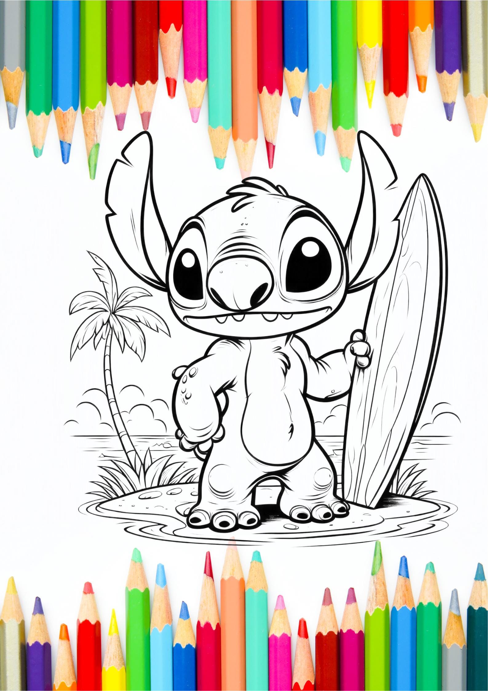 Lilo and Stitch 43 Colouring Pages Instant Download Print and Enjoy ...
