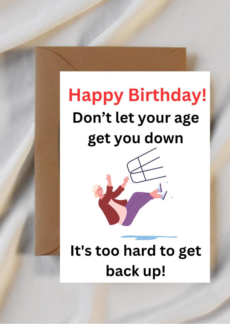 Funny Birthday Card, Printable Card, Funny Birthday Card, INSTANT ...
