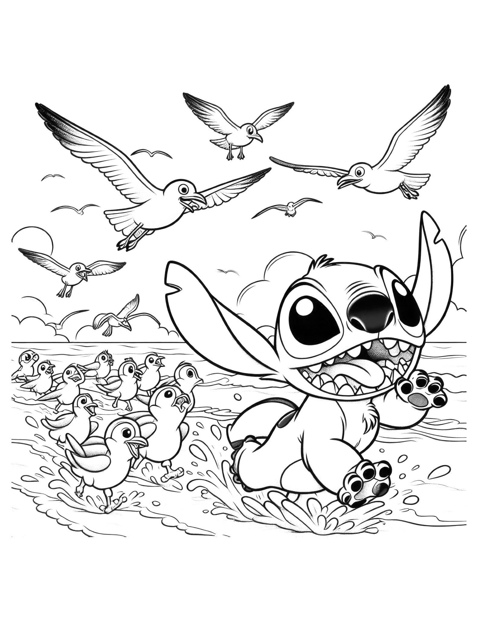 Lilo and Stitch 43 Colouring Pages Instant Download Print and Enjoy ...