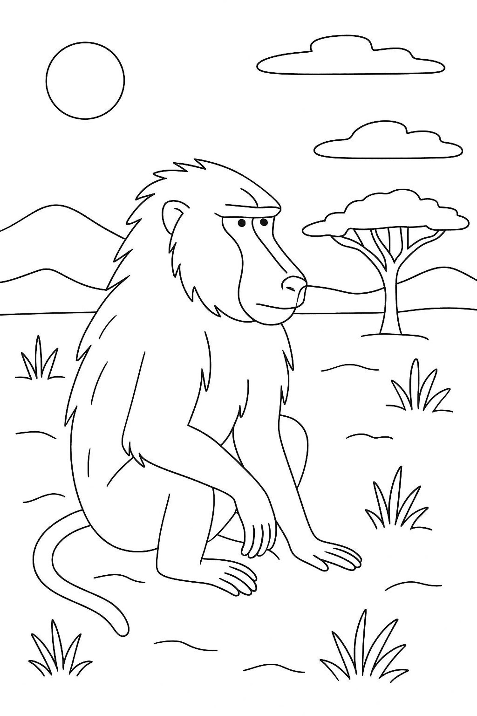 Best Seller Safari and Jungle Animals 35 Coloring Pages Instant ...