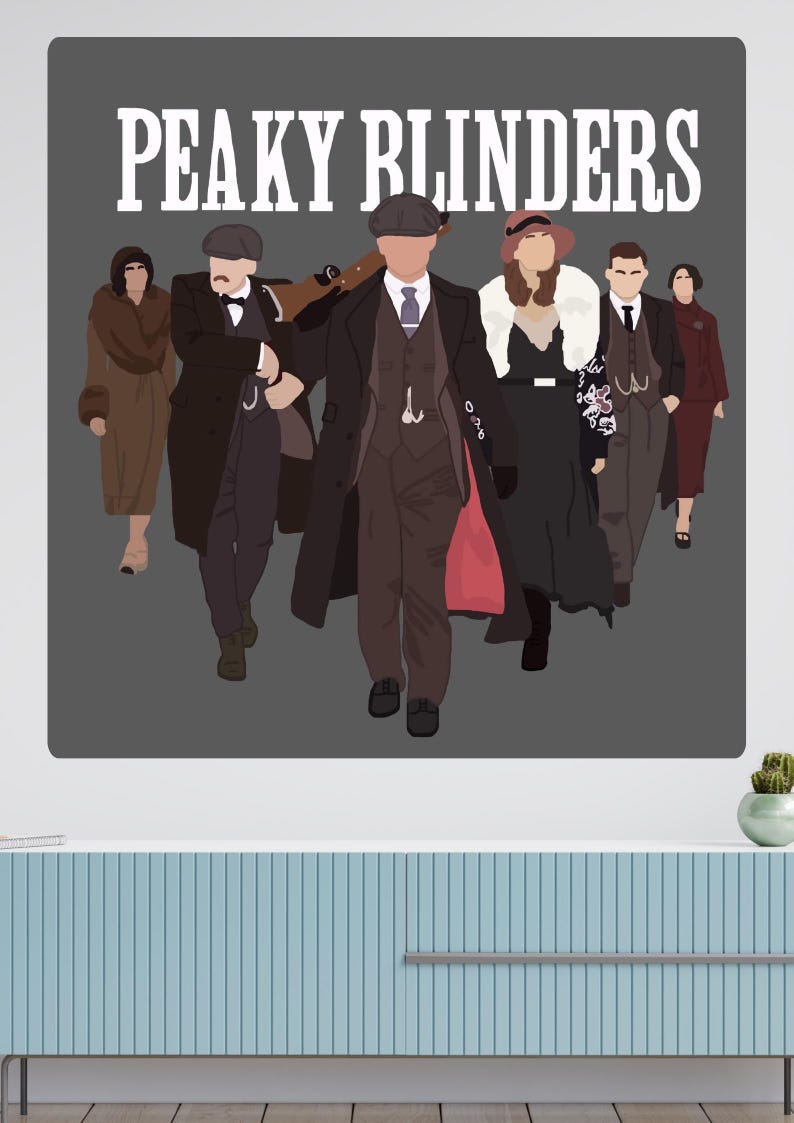 Peaky Blinders Inspired Wall Art Wall Art Gift Digital Print Various ...