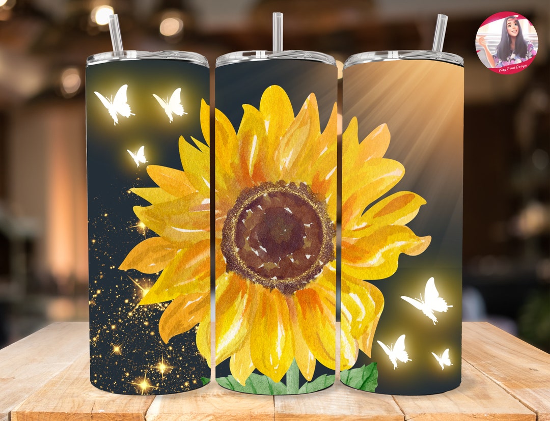 Sunflower Big Gold 20 Oz 300 Dpi CMYK 9.2 X 8.3” Straight Skinny ...