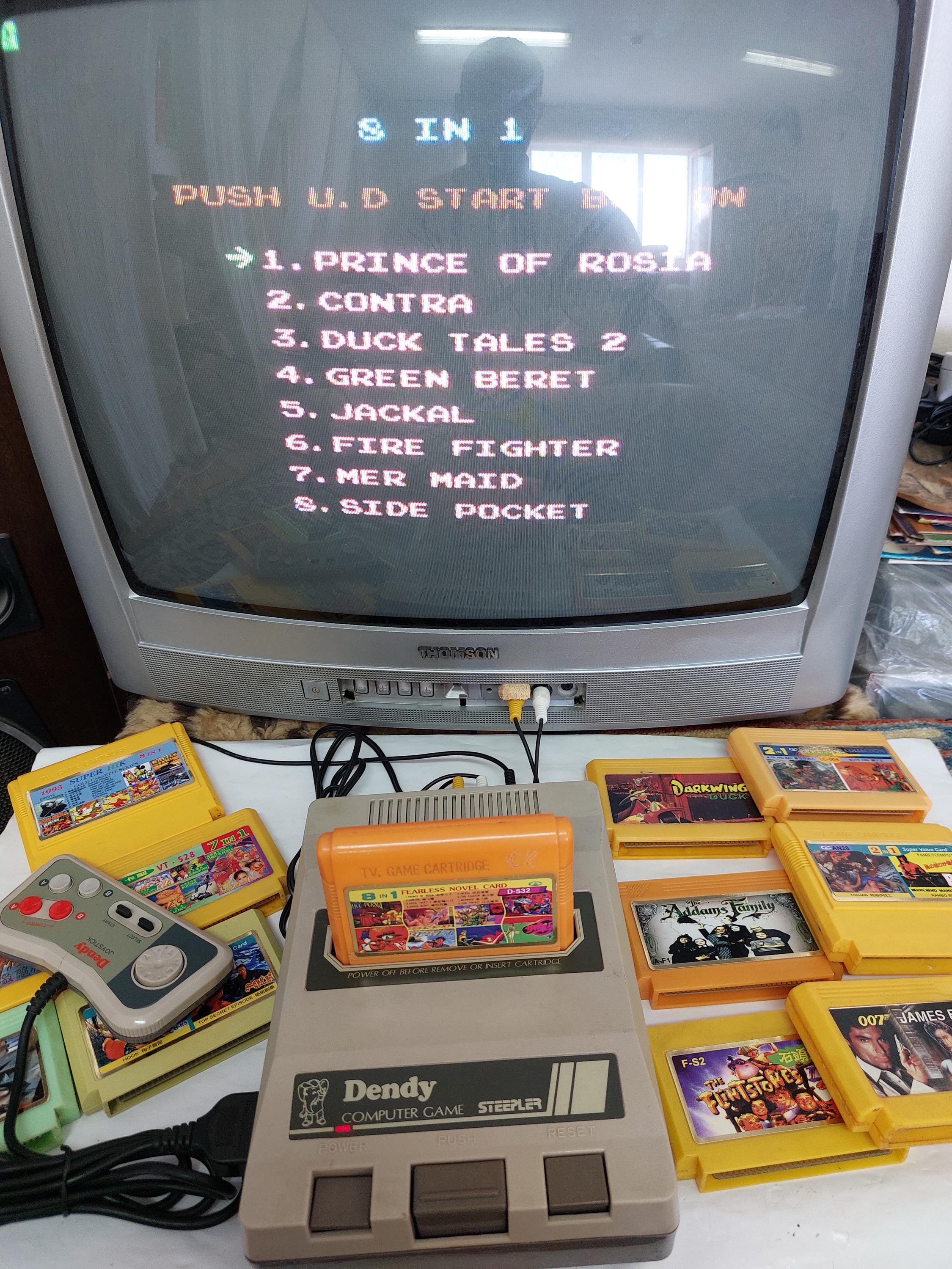 Video Game 8 Bit Cartridges From 90's for Famicom Nes, Dendy Junior Steepler, Subor, Pegasus Etc ...