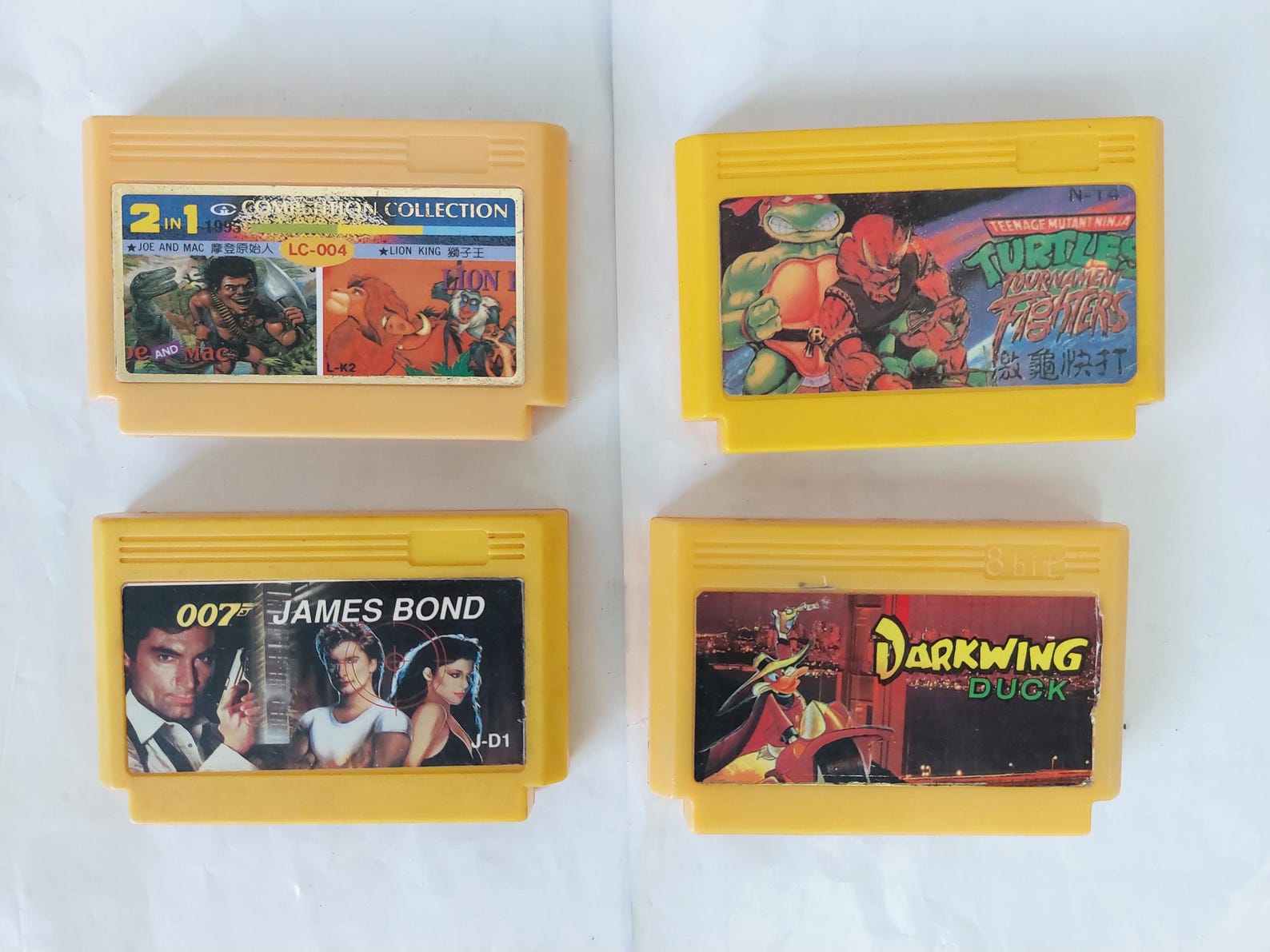 Video Game 8 Bit Cartridges From 90's for Famicom Nes, Dendy Junior ...