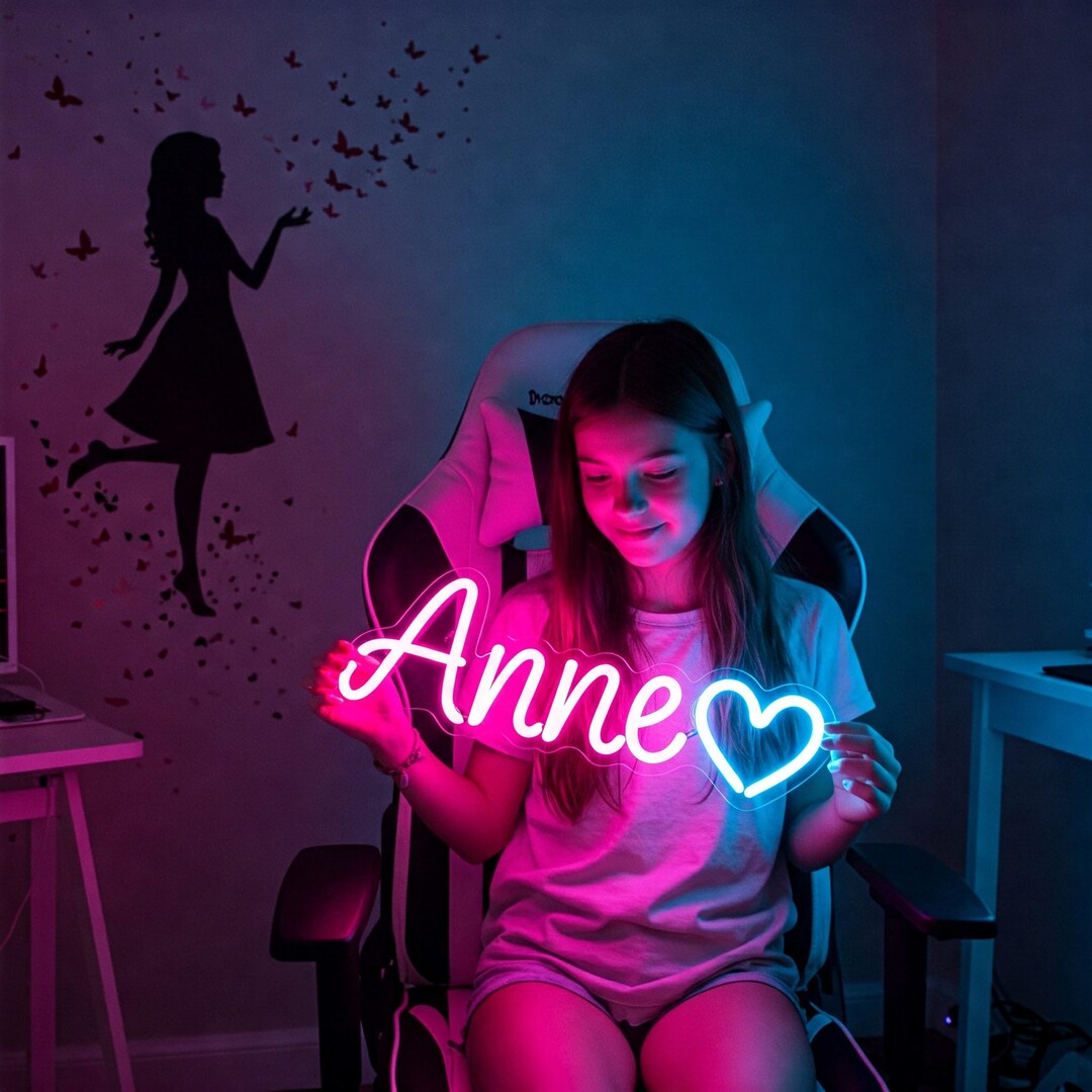 Custom Kids Neon Sign, LED Name Sign for Children, Personalized Neon ...