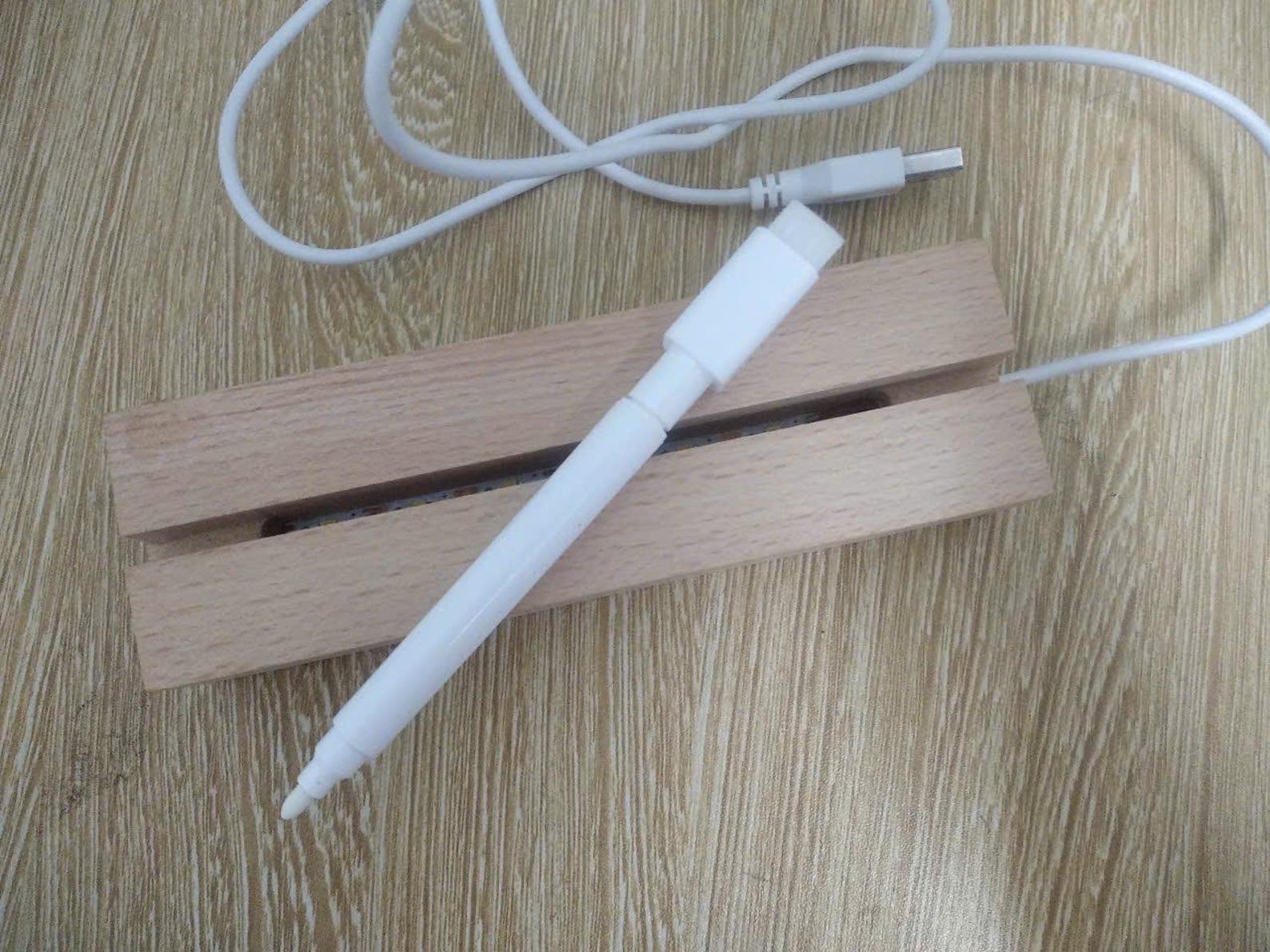 Creative Rewritable Message Board Night Light, Led Note Board Night ...