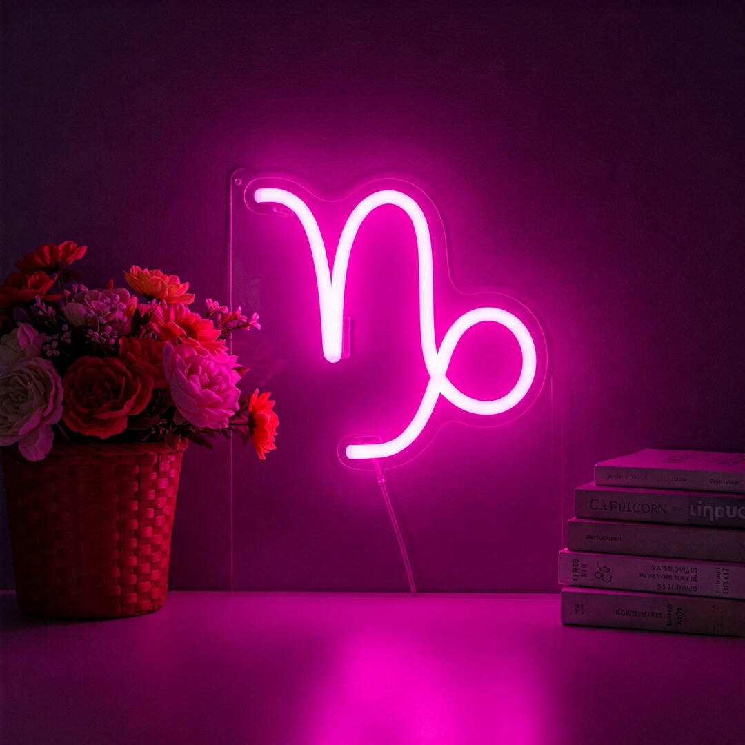 Custom Zodiac Neon Sign, Zodiac LED Decor, LED Astrology Light, Zodiac ...