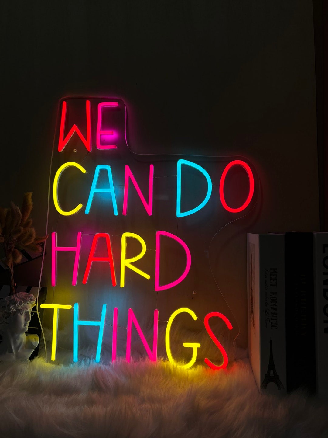 Custom Inspirational Neon Sign, Kids LED Light, Neon Sign Classroom ...