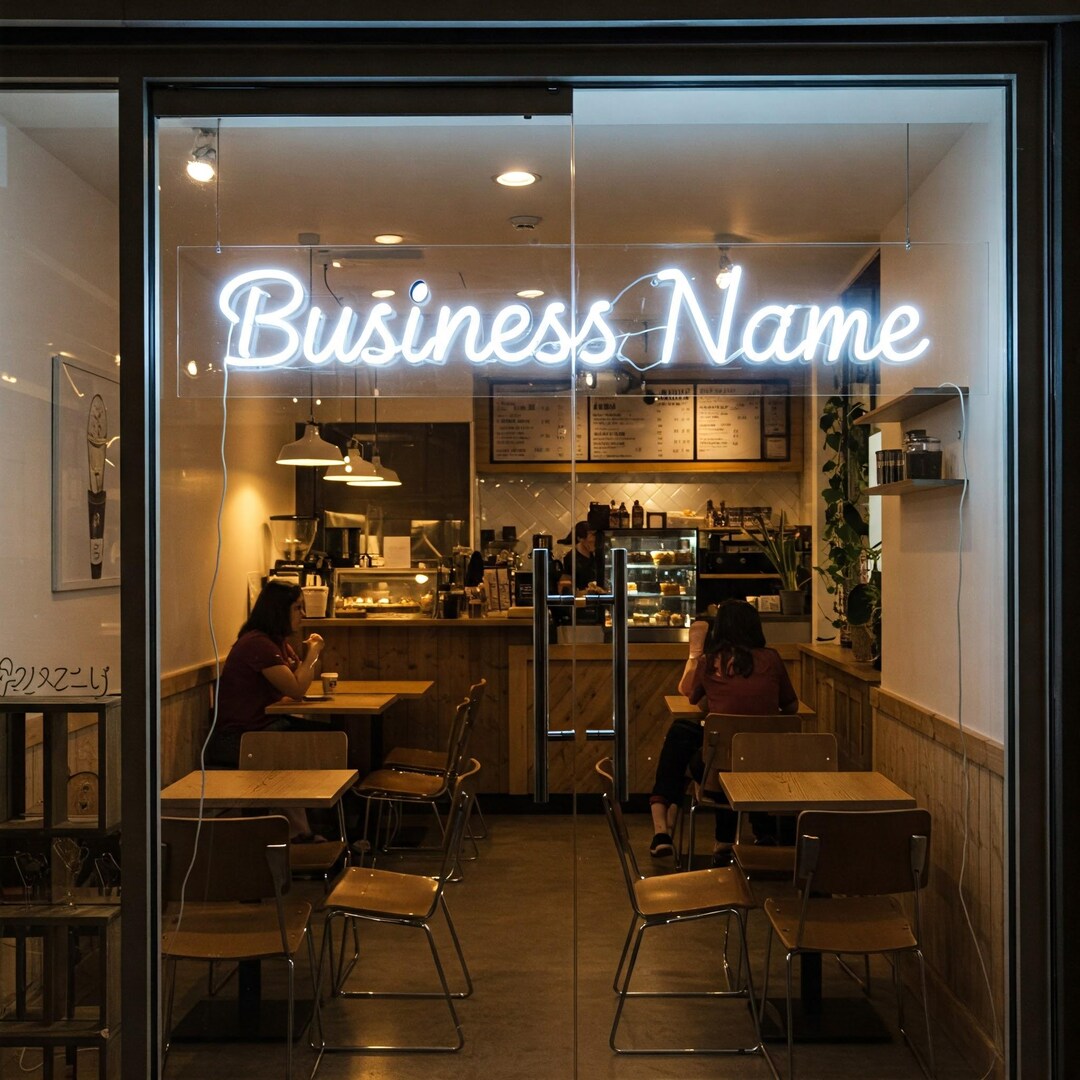 Personalized Business Neon Sign, Custom Neon Business Sign, LED ...