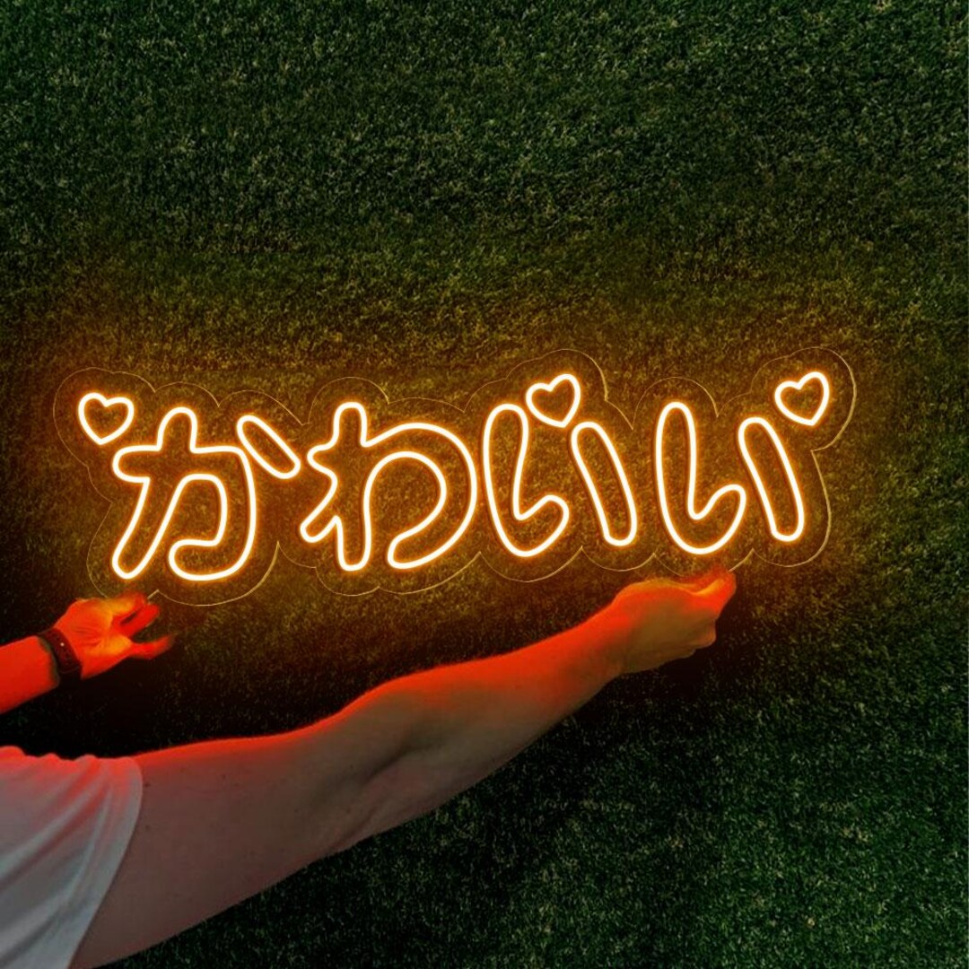 Custom Japanese Neon Sign, Japanese Neon LED, Hiragana Katakana Kanji ...