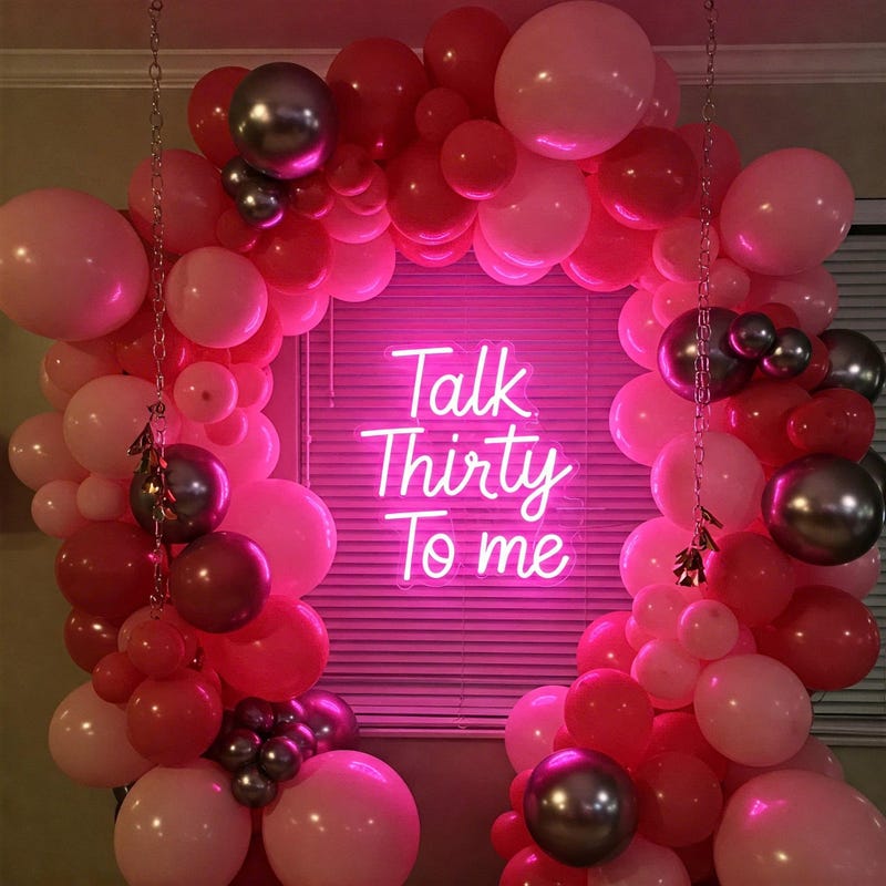 30th Birthday Neon - Etsy