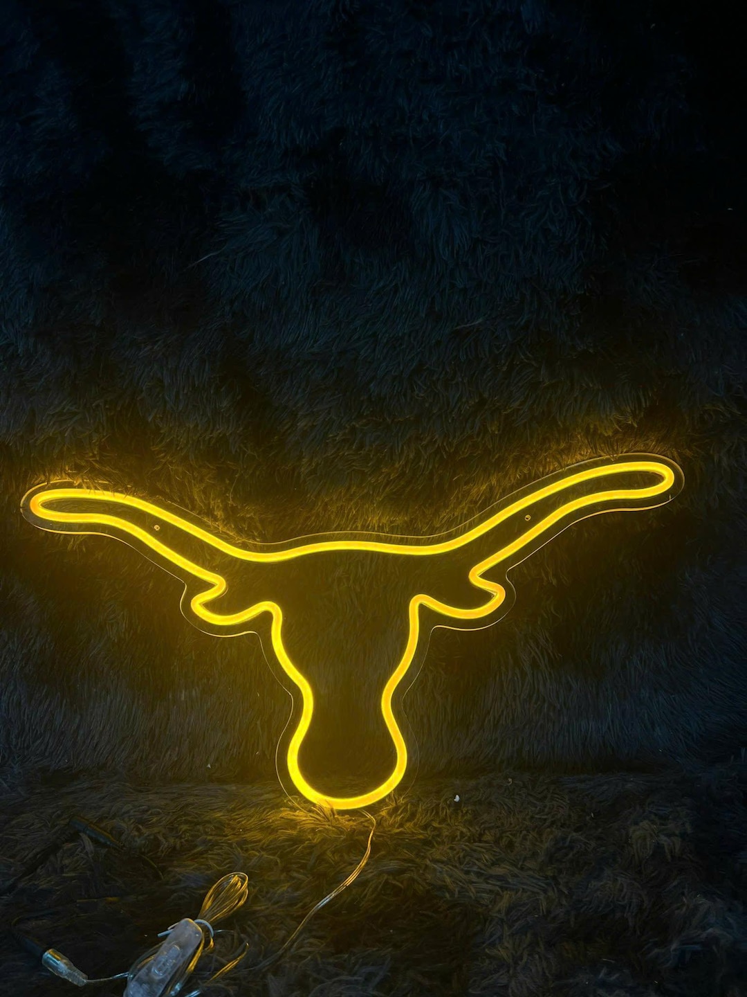Texas Longhorn Neon Sign, Longhorn Neon Sign, Texas Longhorn LED Neon ...