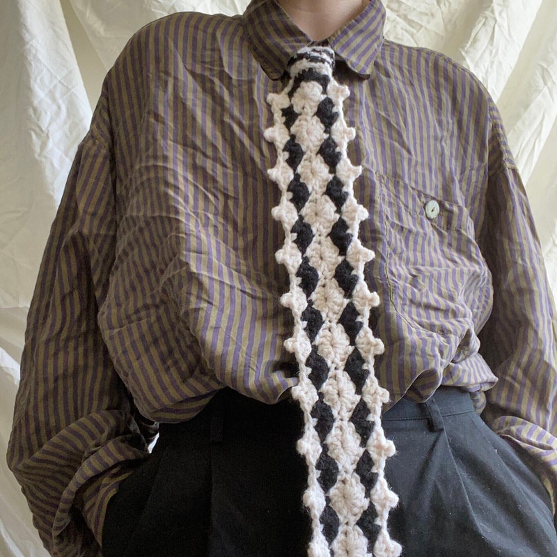 Crochet Necktie - Etsy