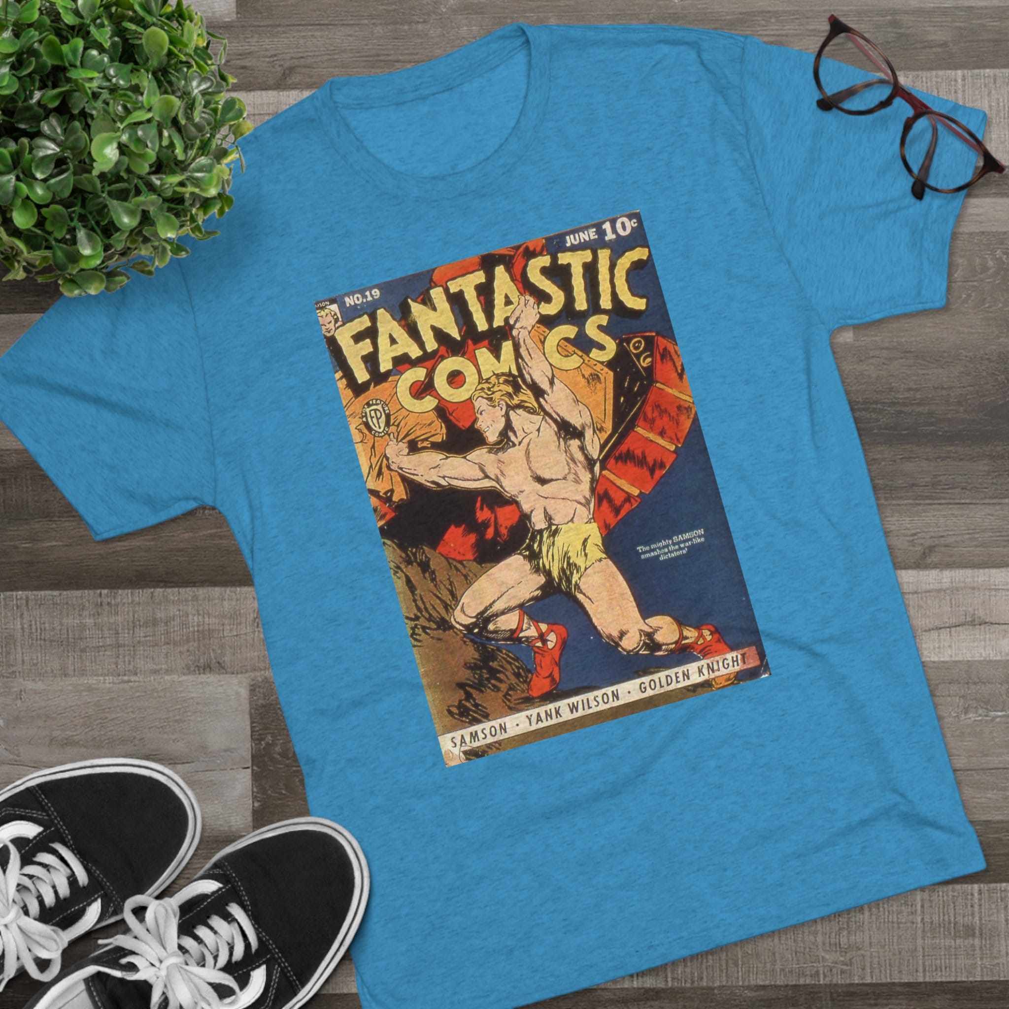 Fantastic Comics Issue 19 Golden Age Comic Book Collection Unisex Tri ...