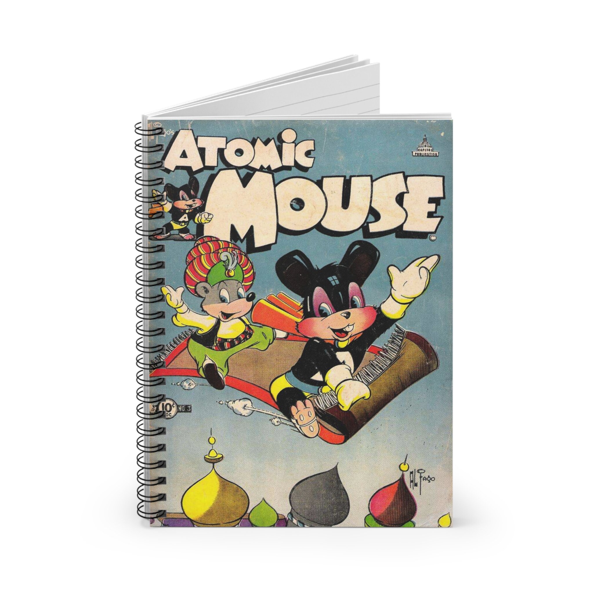 Atomic Mouse Issue 3 Golden Era Edition Superhero Comic Book Reading ...