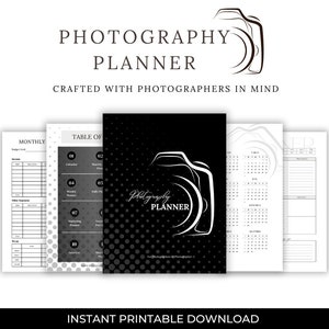 Introducing the Photographer's Planner: Your Ultimate Companion for ...