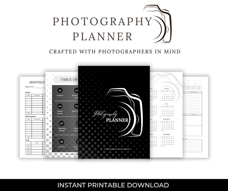 Introducing the Photographer's Planner: Your Ultimate Companion for ...