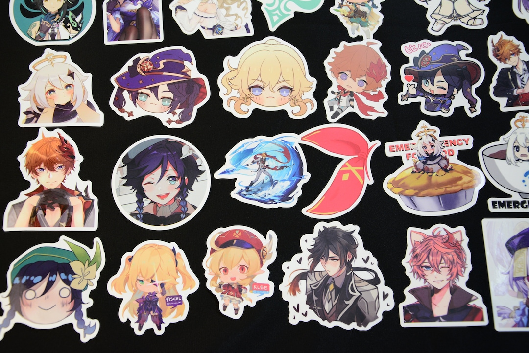 50 PCS Genshin Impactgenshin Stickers,genshin Impact,luggage - Etsy