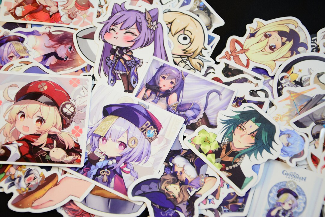 60 PCS Genshin Impactgenshin Stickers,genshin Impact,luggage Sticker ...
