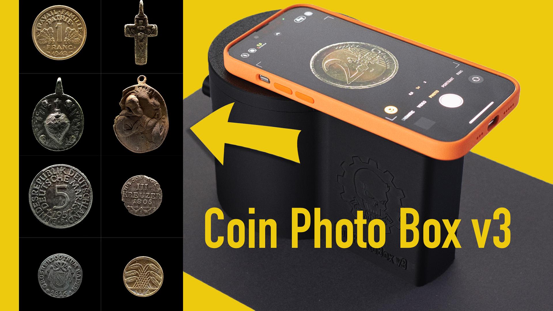 Smartphone Coin Photo Box: Collector Photography Tool - Etsy