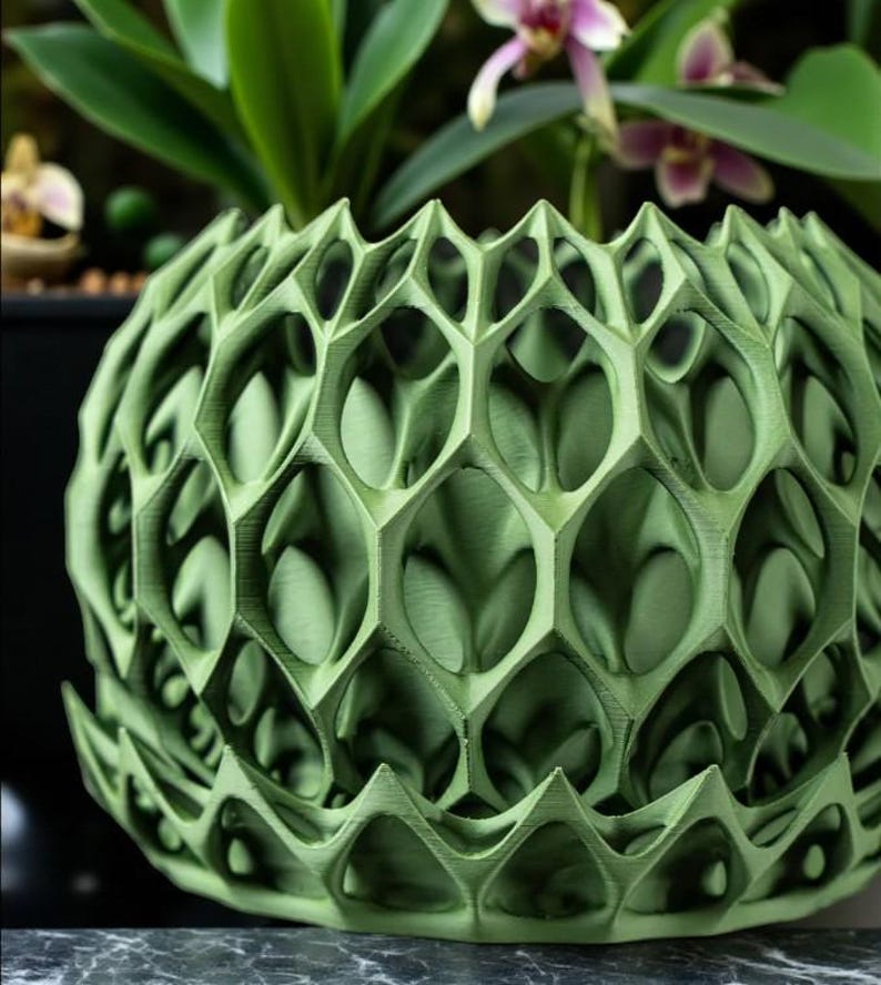 Oasis Pod Planter Pot: Modern Geometric Design - Etsy