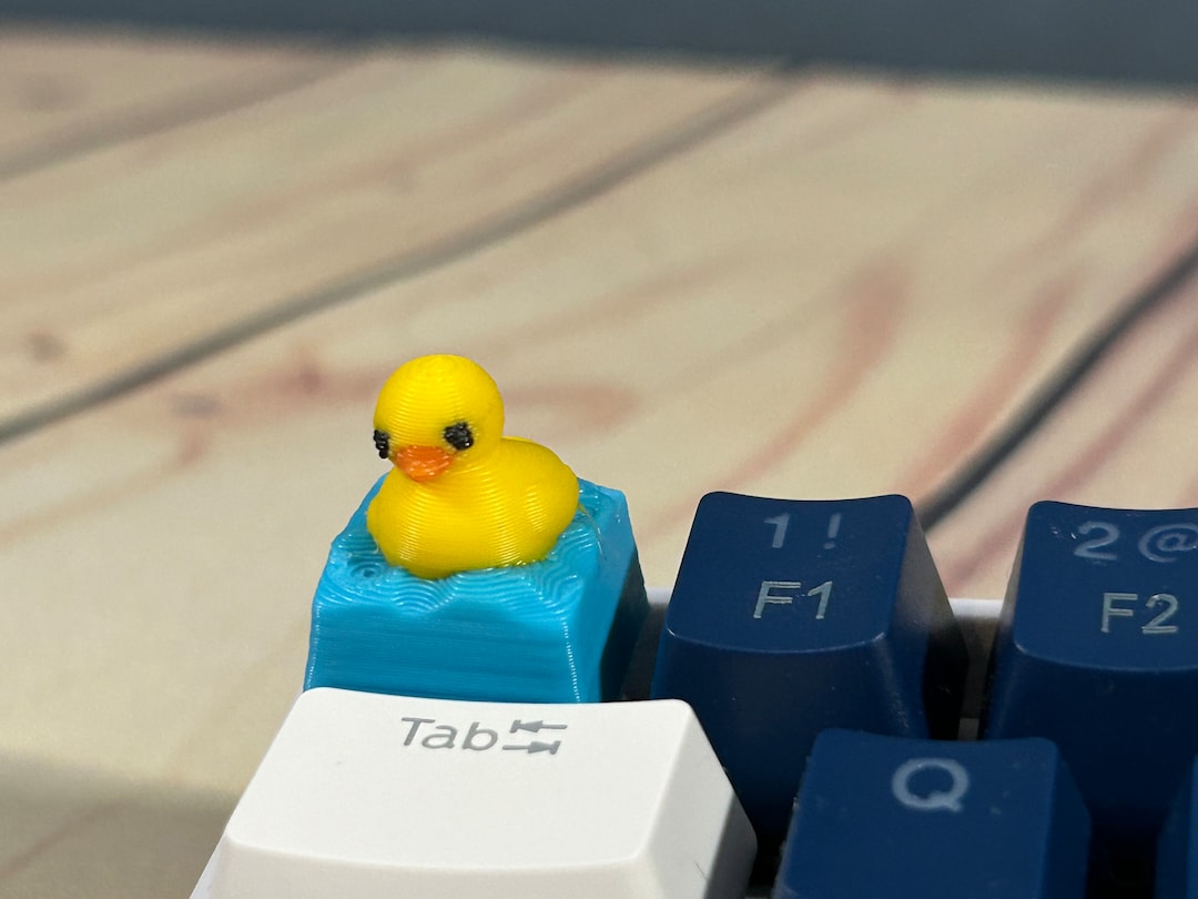Rubber Duck Keycap for Mechanical Keyboards, MX Keycap, Cherry MX ...