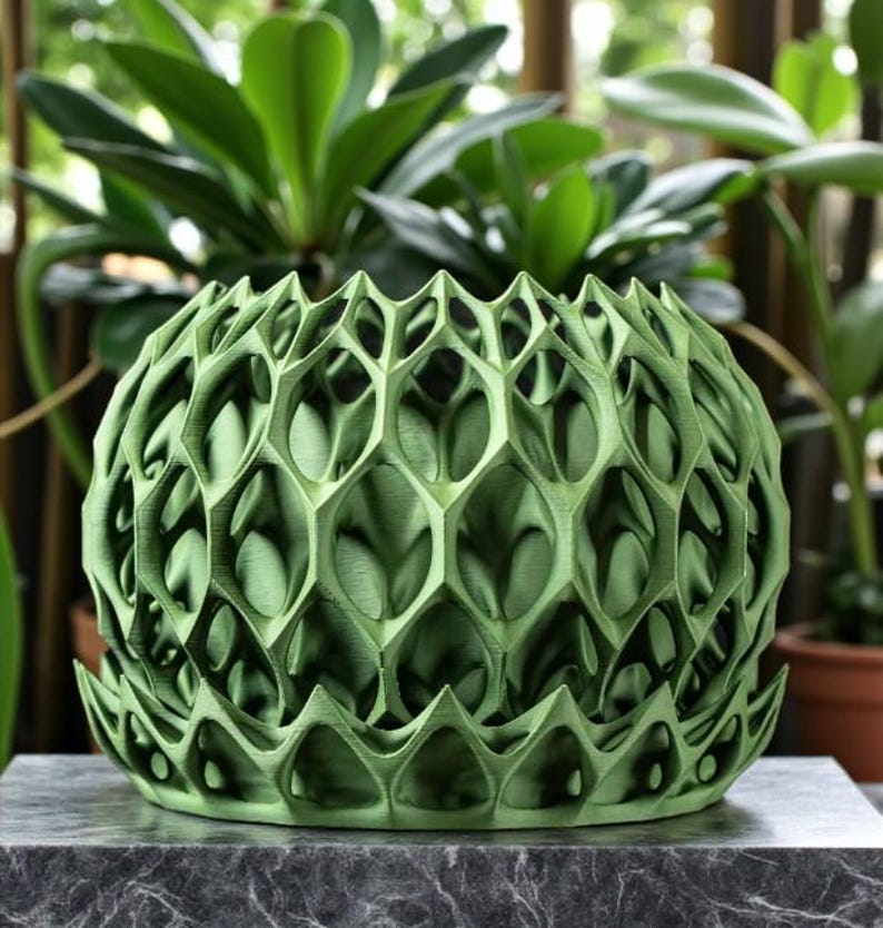 Oasis Pod Planter Pot: Modern Geometric Design - Etsy