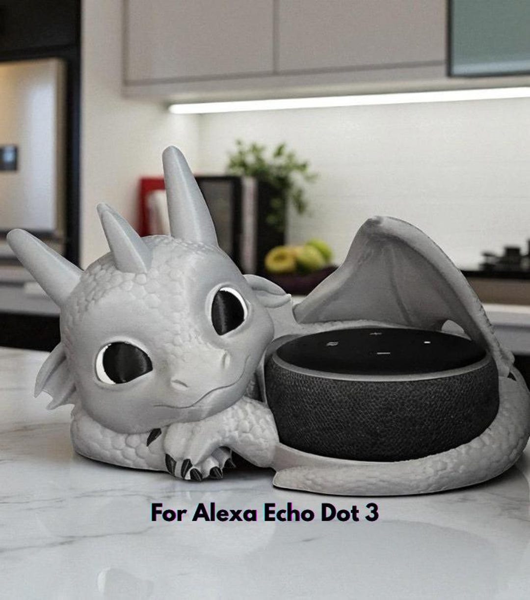 Baby Dragon Echo Dot 3 Holder | Whimsical Alexa Stand - Etsy