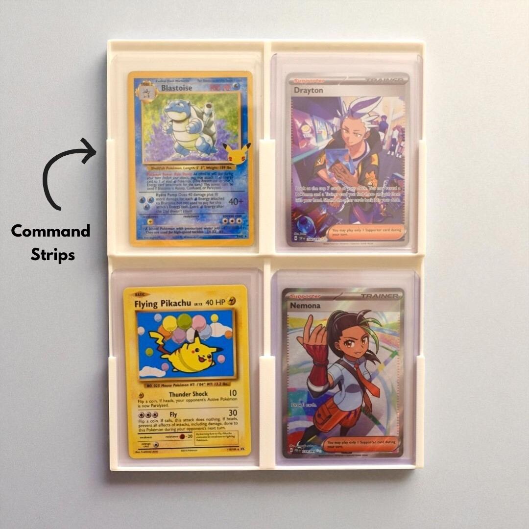 Top Loader Trading Card Wall Display: Command Strip Mount Organizer - Etsy
