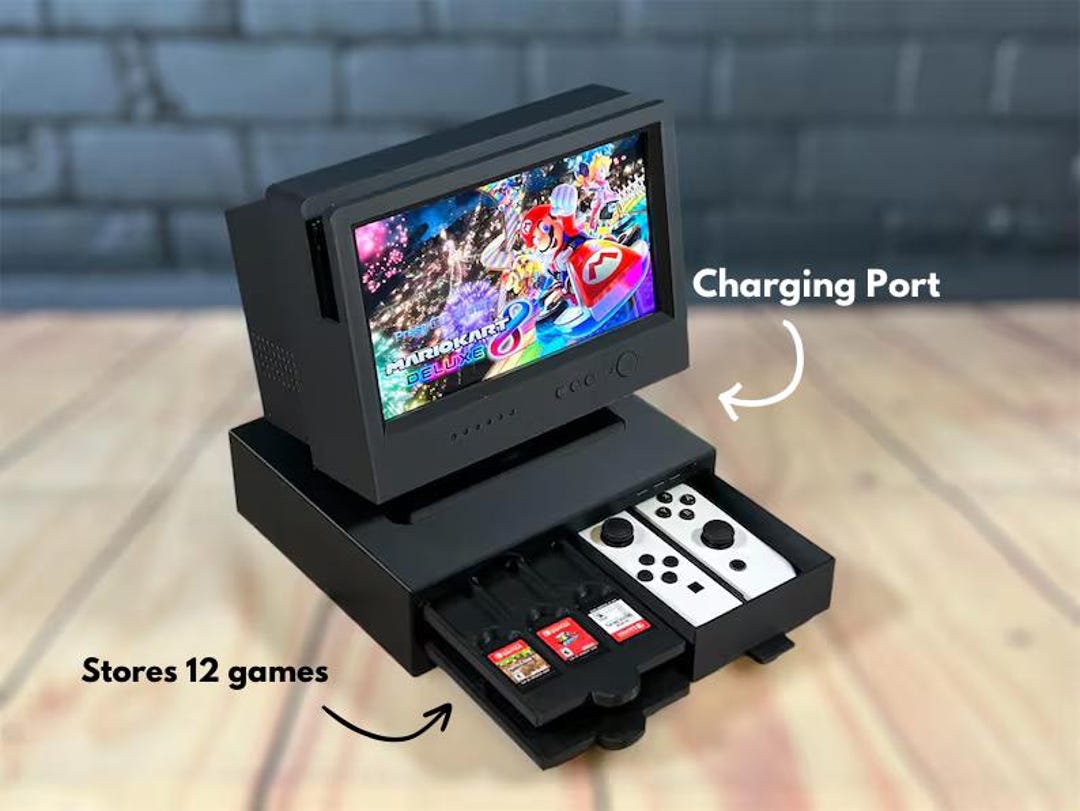 Retro PC Nintendo Switch Display | Retro Design Nintendo Switch Holder ...