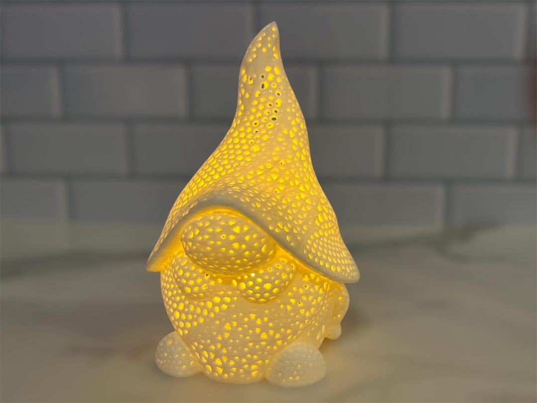 Gnome Tea Light | Gnome Light, Garden Gnome Tea Light, Garden Tea Light ...