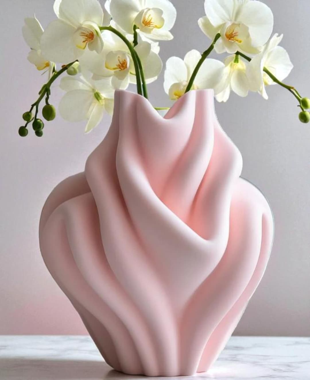 Pink Cloud Vase: Whimsical Home Decor Flower Vase - Etsy