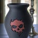 Dark Skull Flower Vase: Gothic Planter Pot, Creepy Home Decor - Etsy