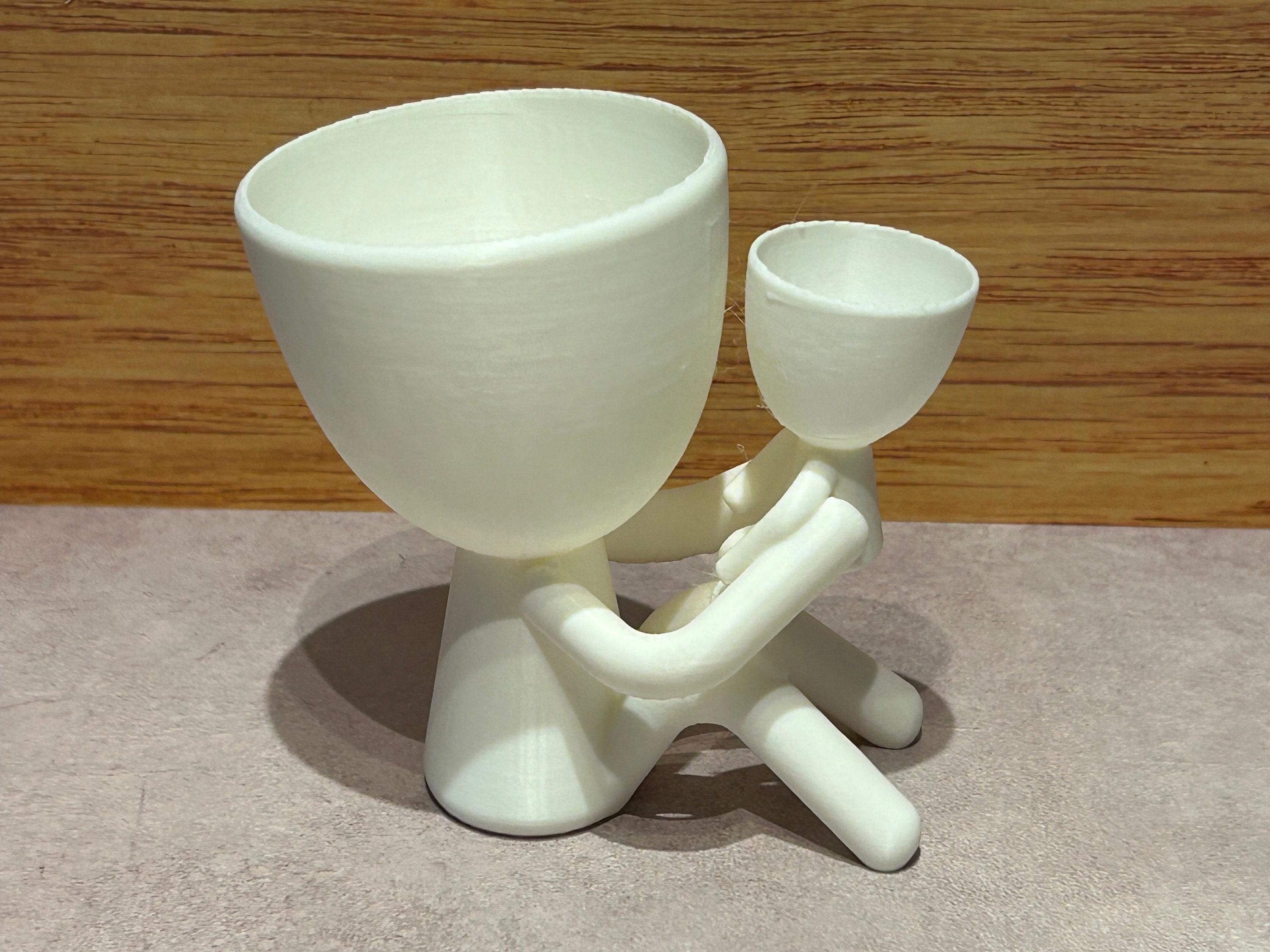 Adorable Plant Family: Parent Succulent Holder With Baby Planter - Etsy