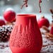 Winter Forest Vase: Patterned Home Decor Centerpiece - Etsy