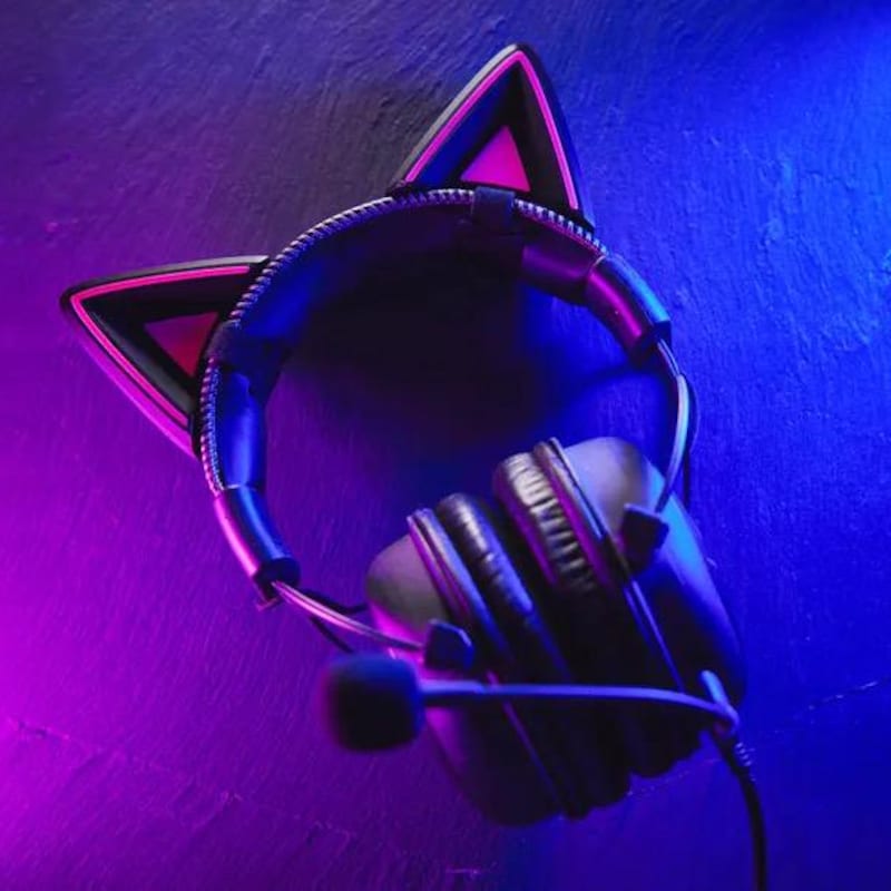 Cat Gaming Headset Stand - Etsy