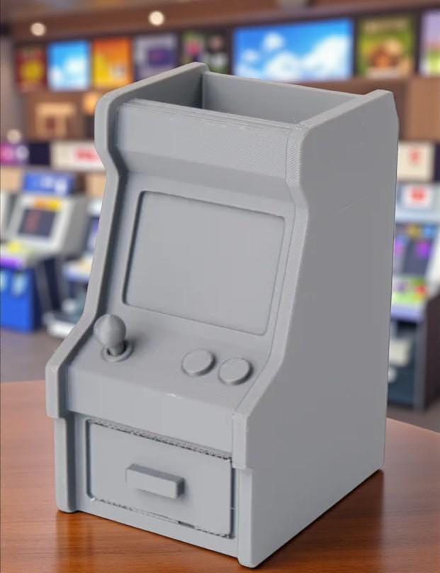 Arcade Machine Pencil Holder | Retro Arcade Pen Stand | Gamer Desk ...