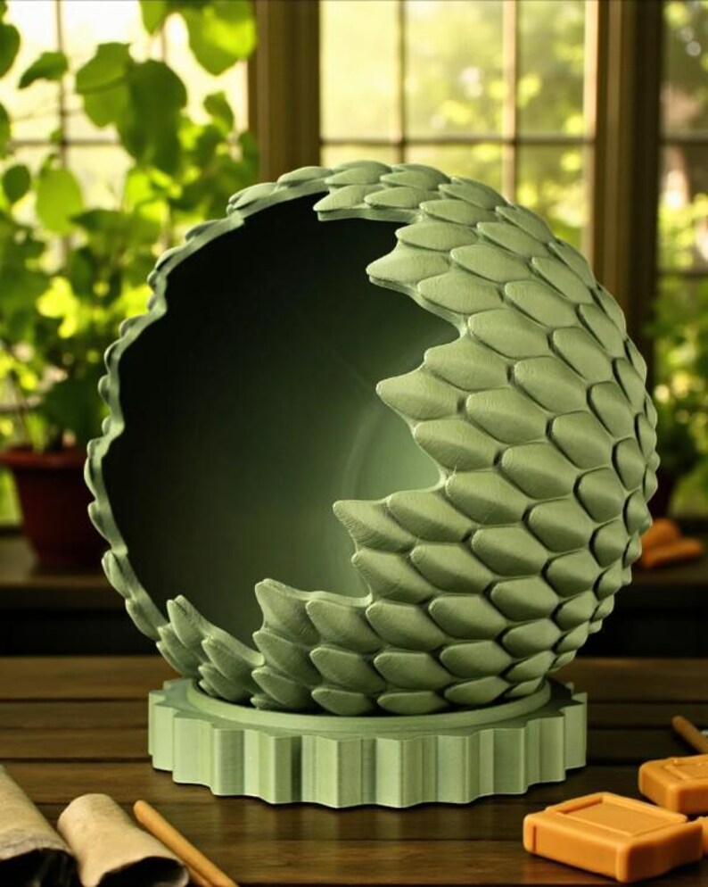 Dragonscale Flower Pot | Dragon Scale Design Planter - Etsy