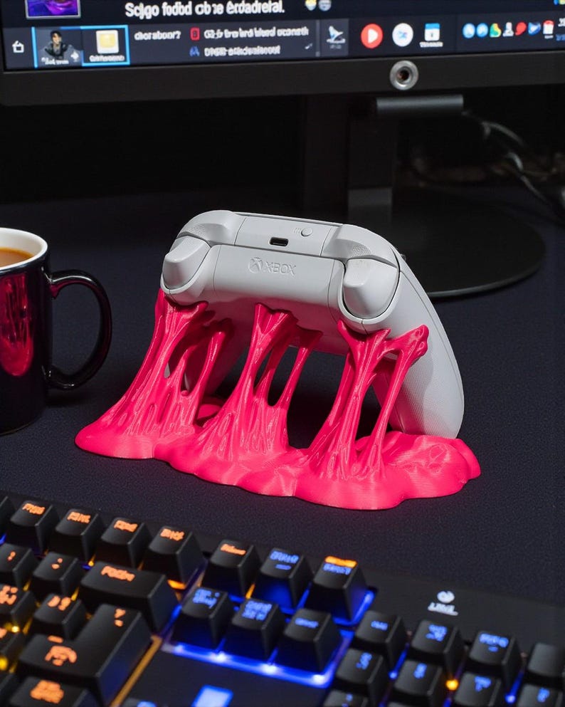 Bubble Gum Controller Stand | Gaming Desk Decor - Etsy