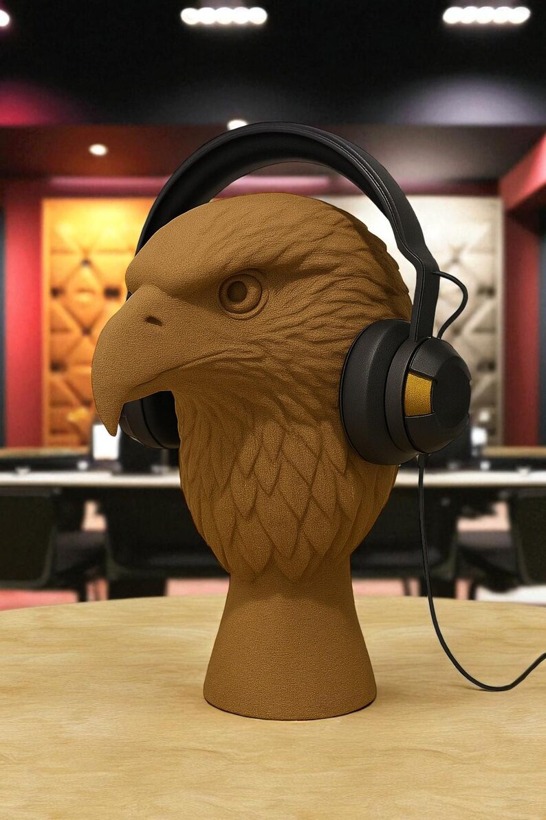 Eagle Head Headphone Stand: Gaming Headset Display - Etsy
