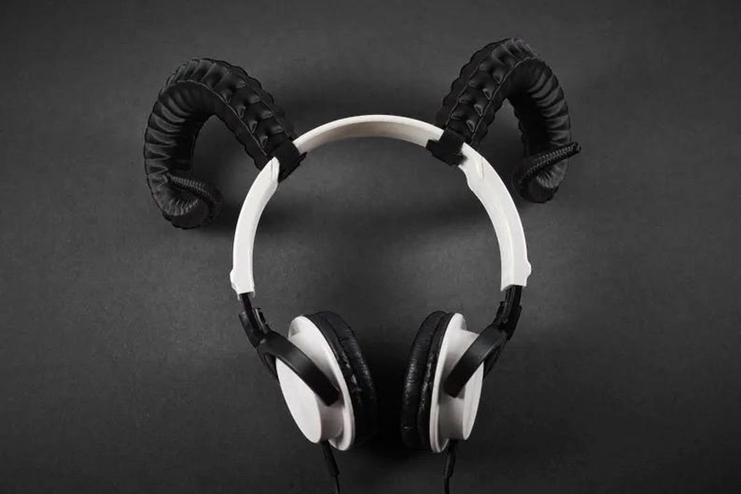 Aries Horn Headset Ears | Demon Horn Attachments for Headphones ...